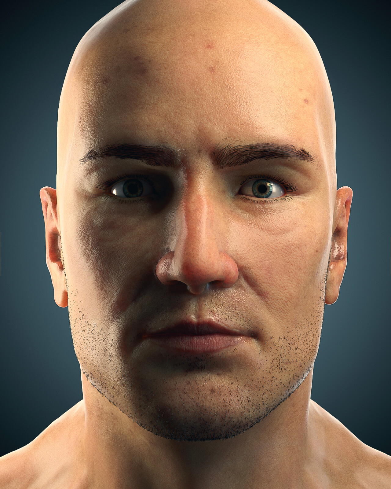 Aleksandar Lazić - Male 3D portrait