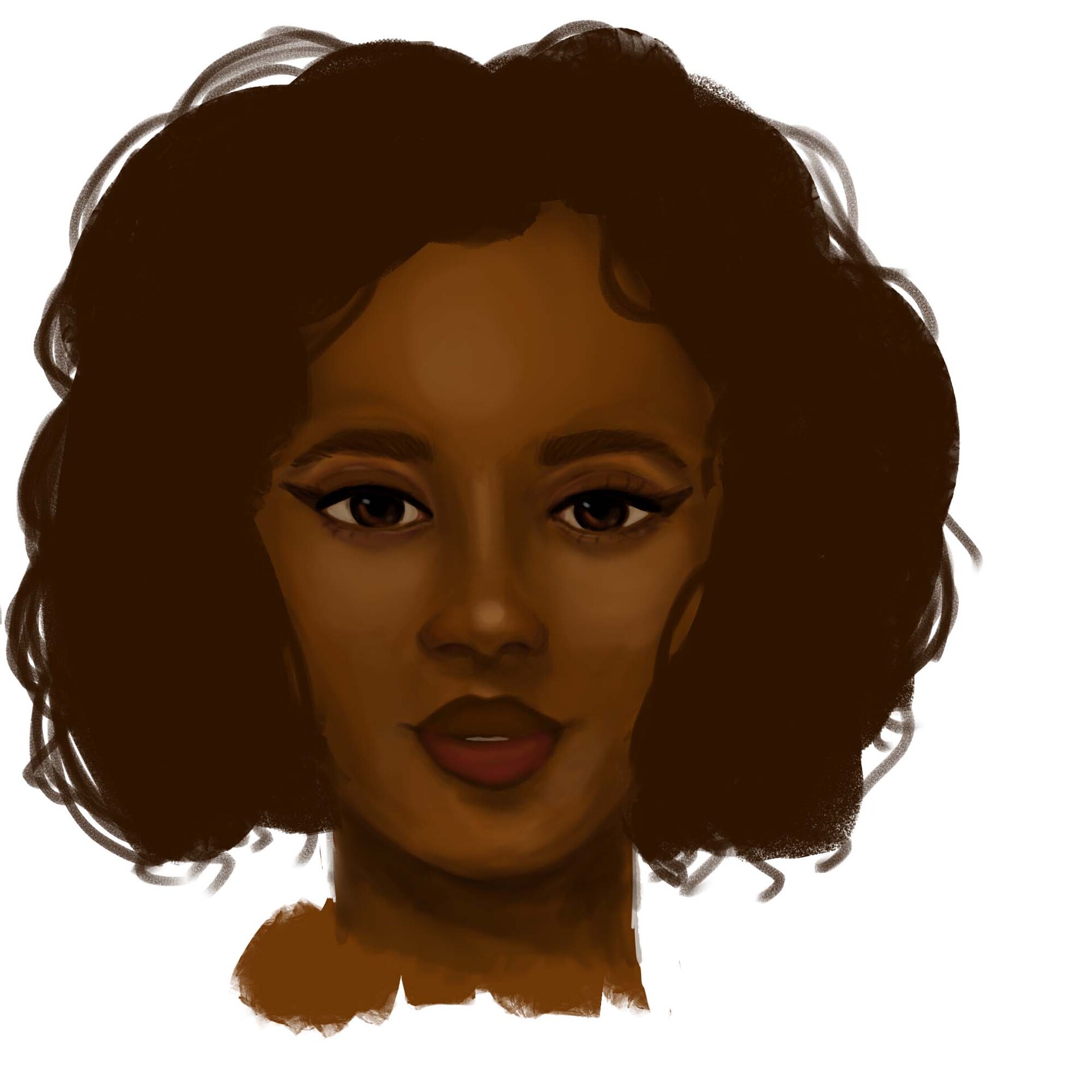 ArtStation - Face Study by steps