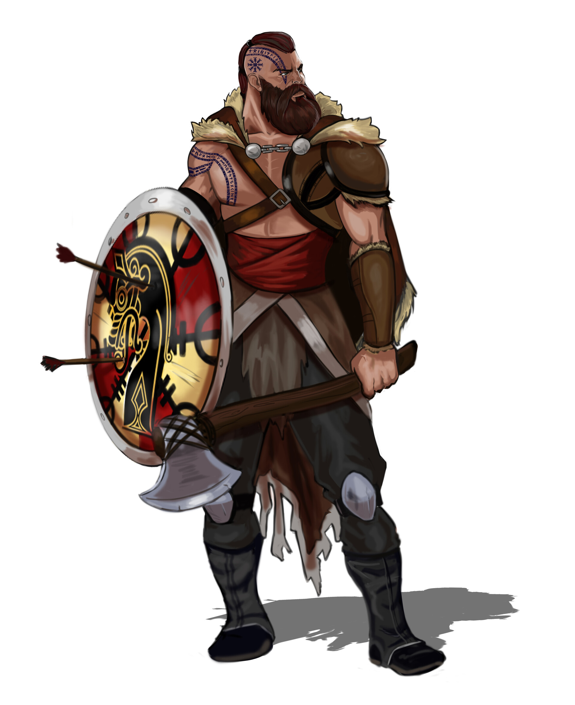 ArtStation - Semi Realistic rpg Character Desgin (Portrait, Bust, Fullbody)