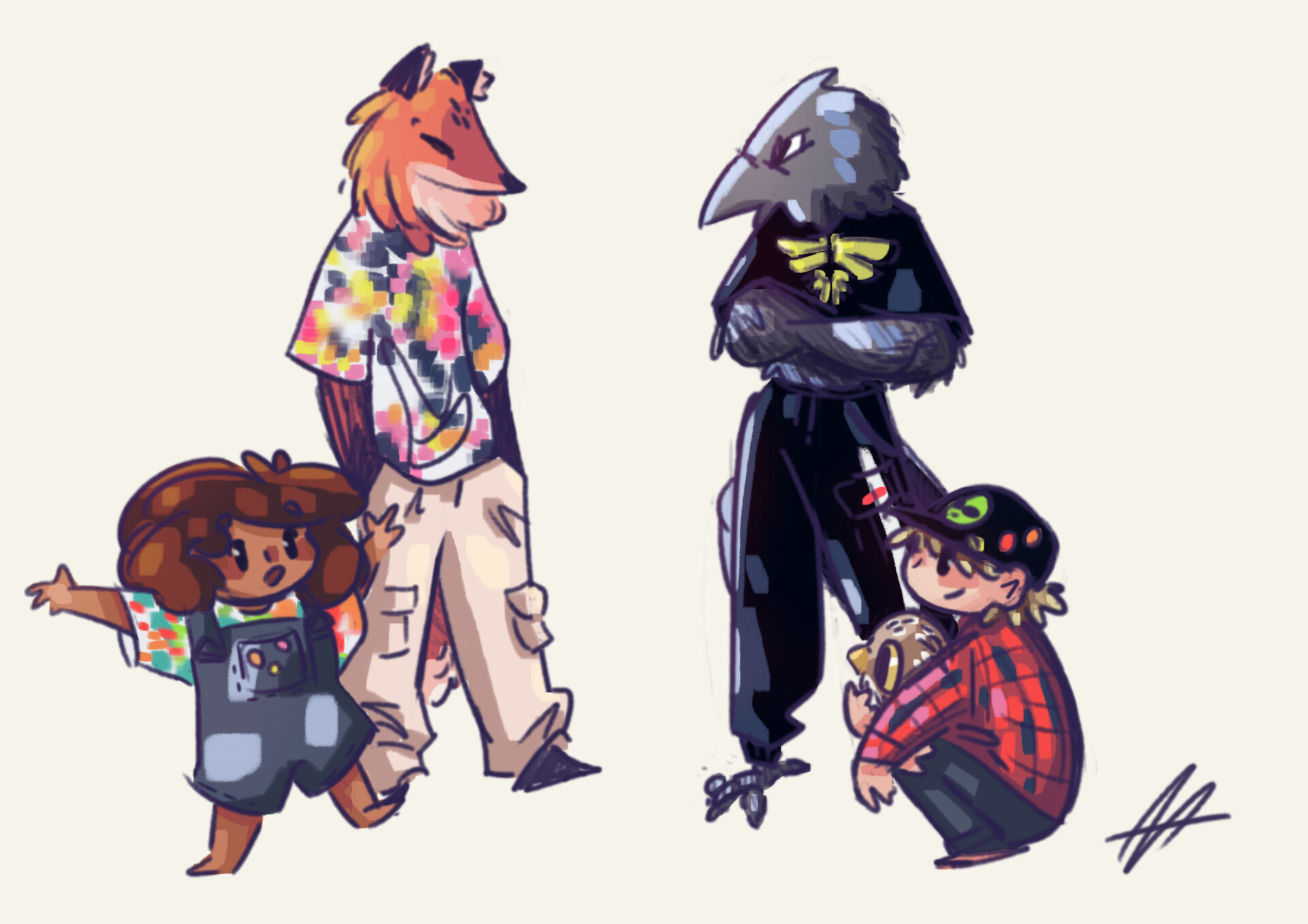 ArtStation - My Comic Characters Modern au