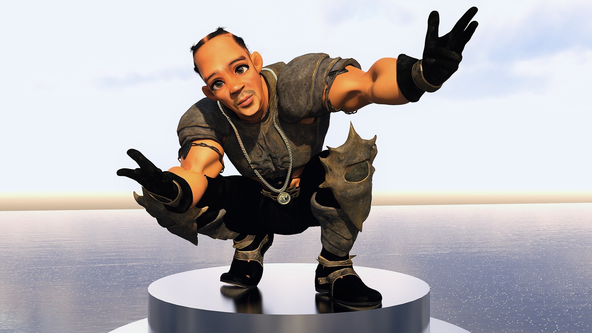 ArtStation - Stylized custom daz 3D character male genesis 8.1