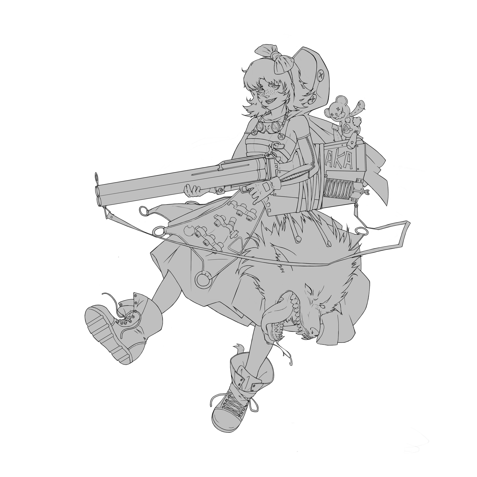 ArtStation - wolf hunter