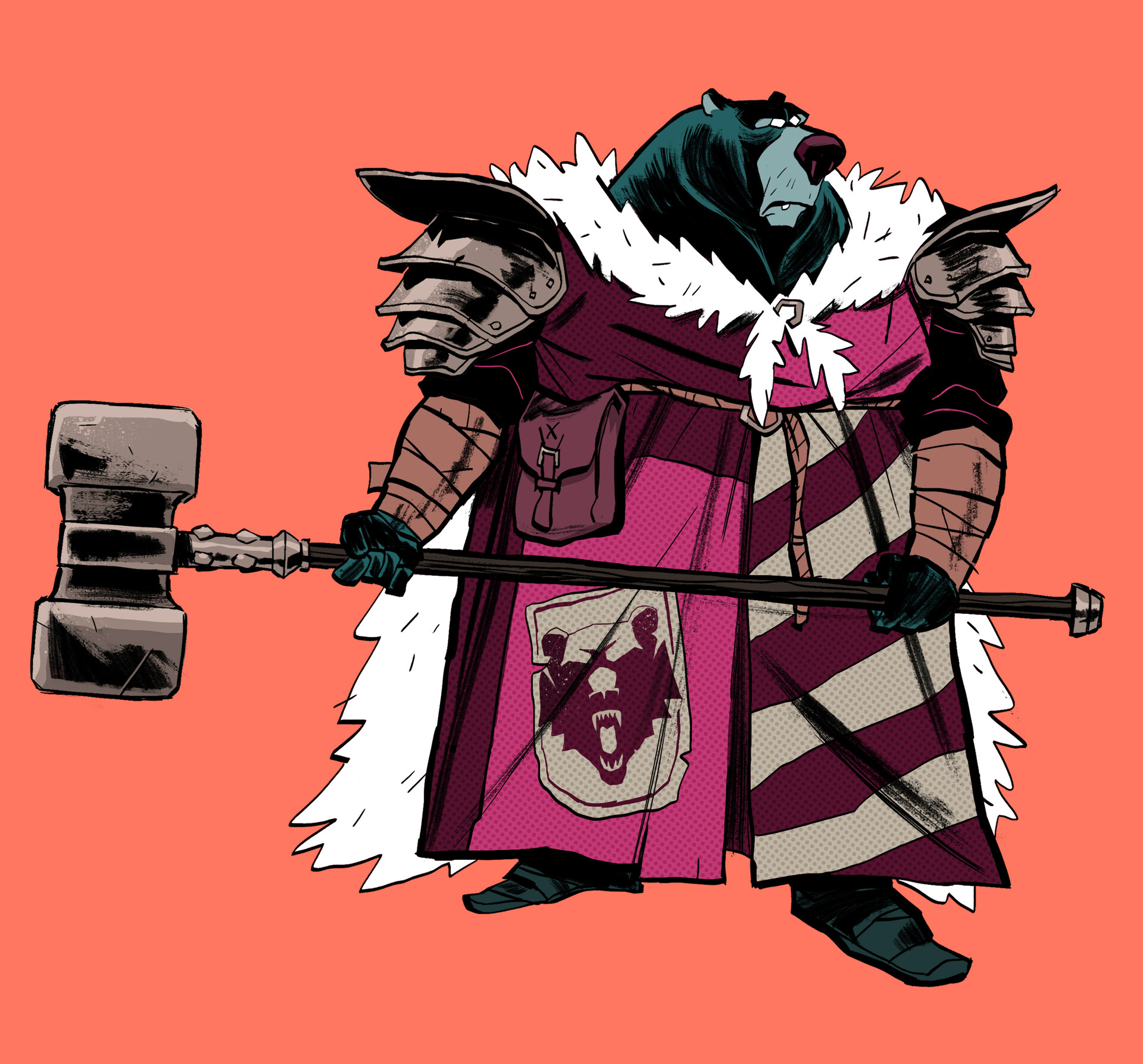 ArtStation - Bear Knight