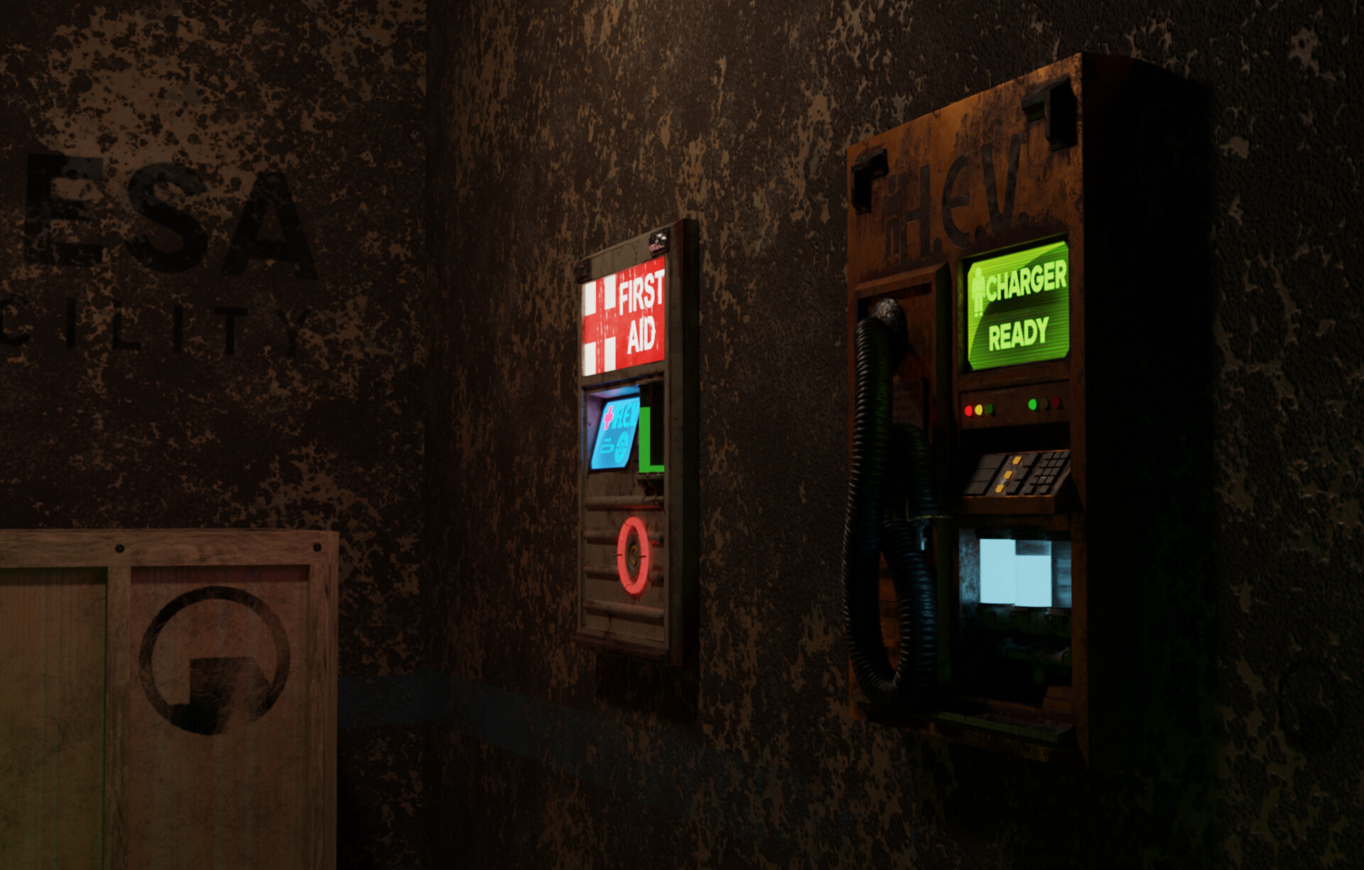 ZuquitAlpha - Half life - HEV Station - First Aid Station