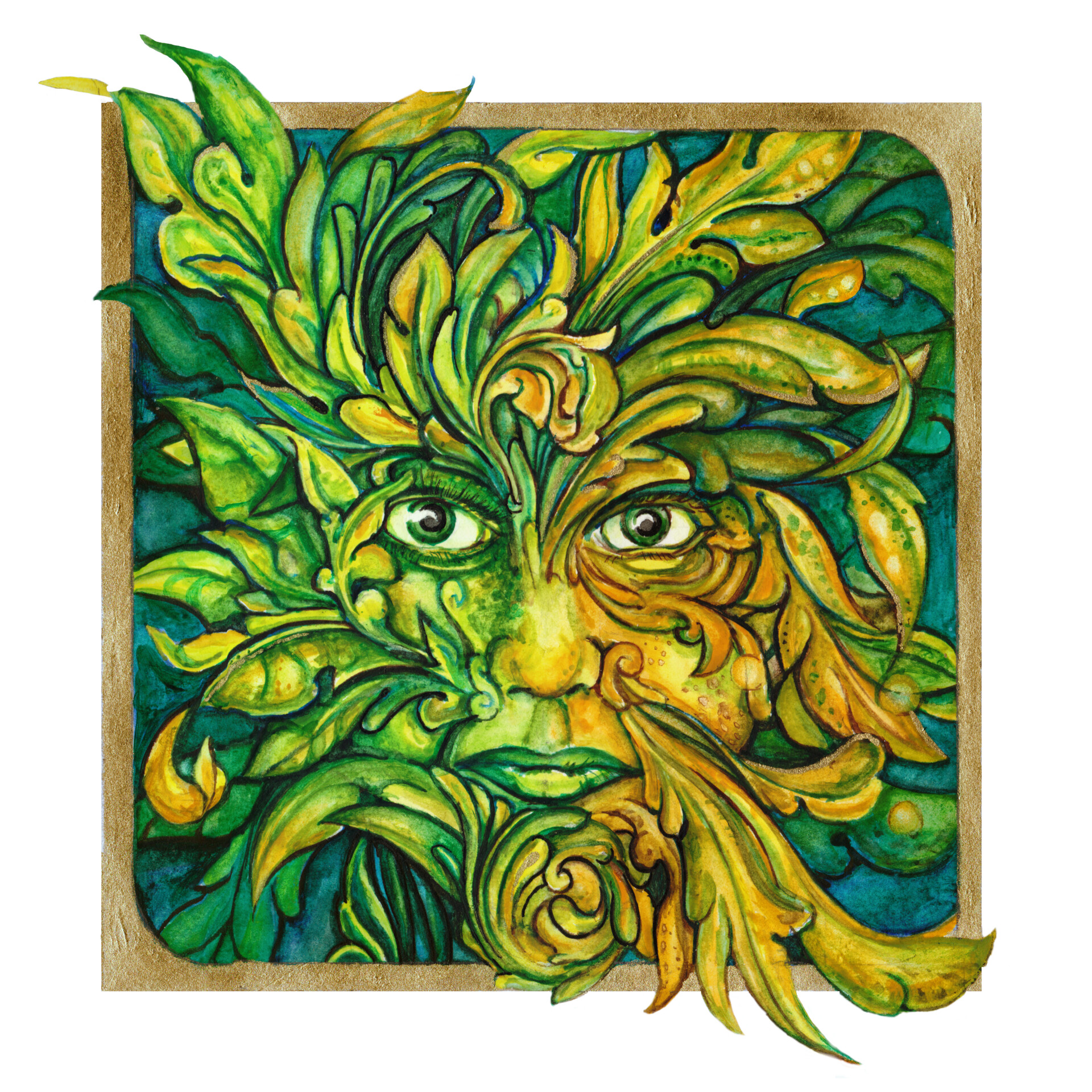 ArtStation - Solstice Green Man