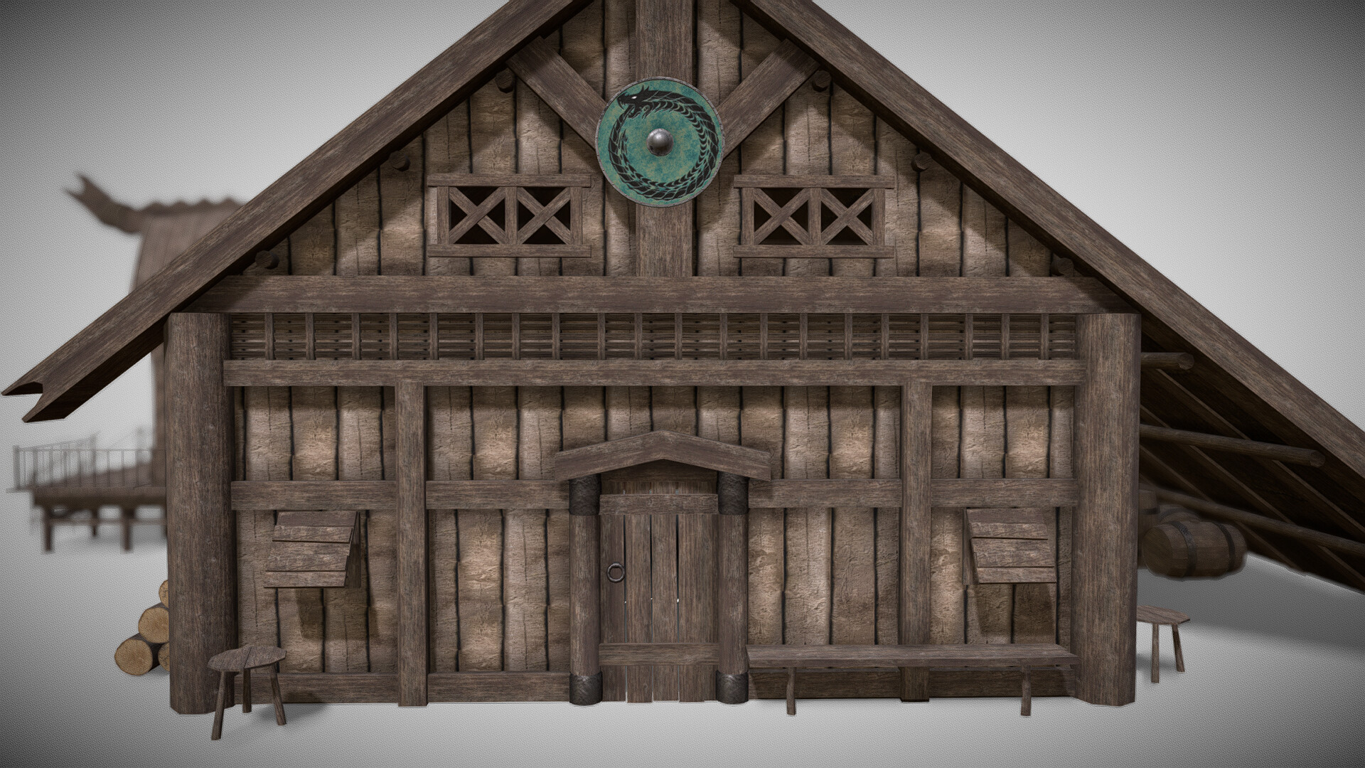 ArtStation - Viking Medieval House