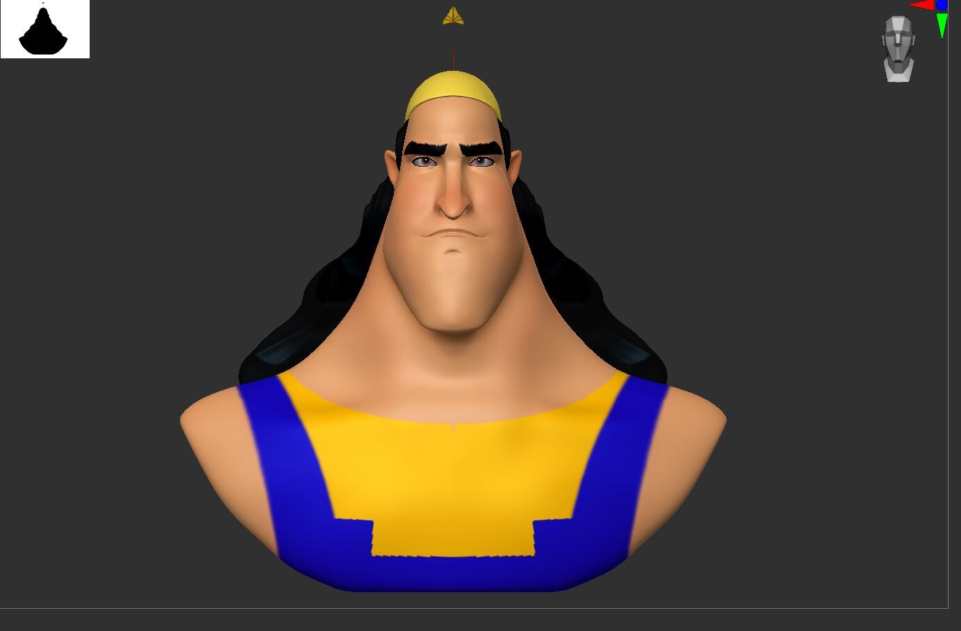 ArtStation - Kronk Character (Fanart) The Emperor's New Groove Movie
