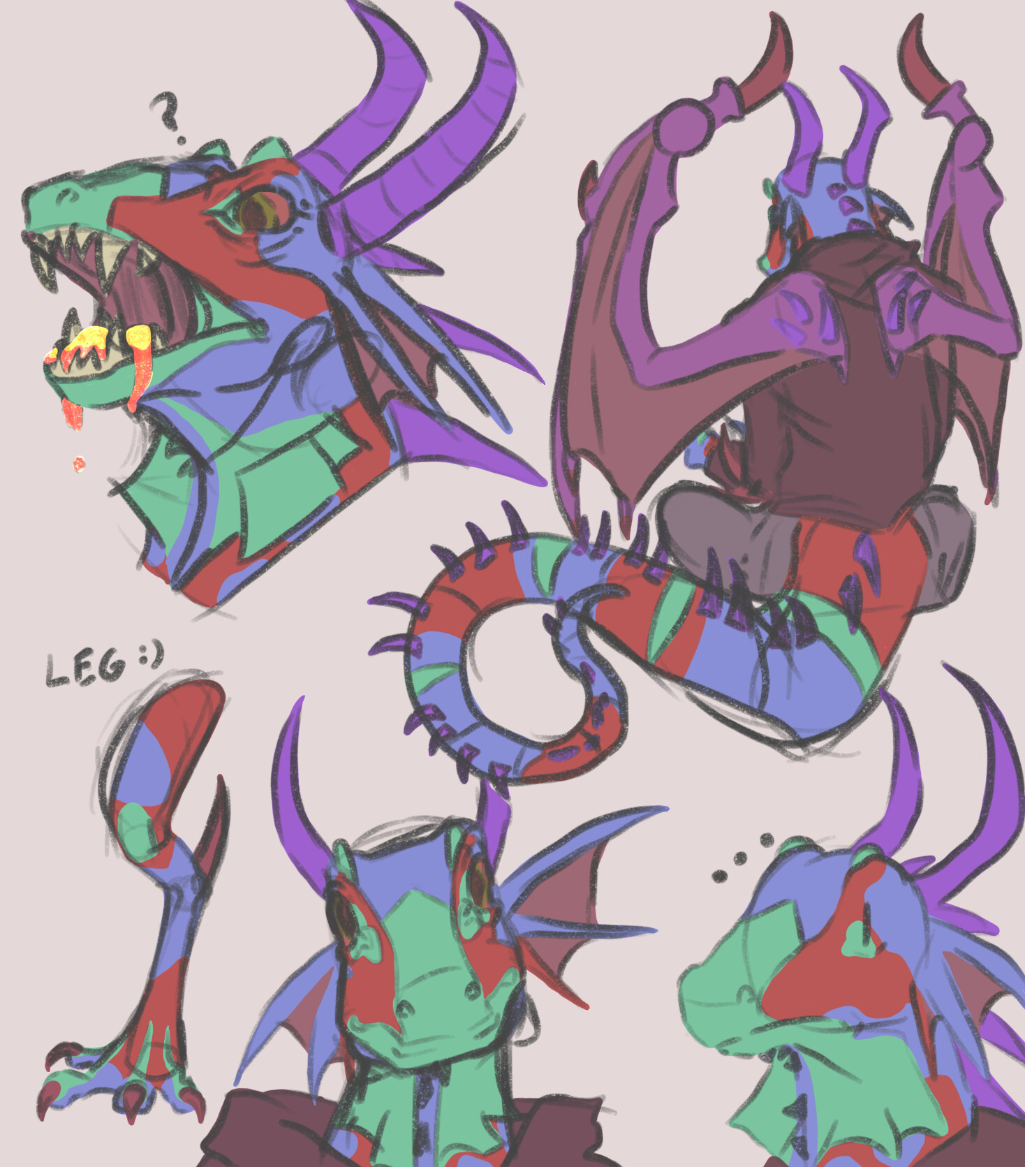 Artstation Character Design Sketch Page 1