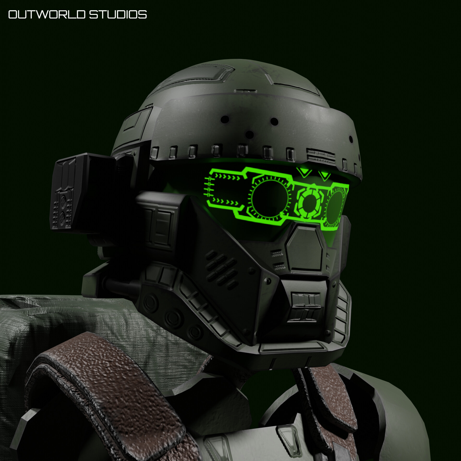 ArtStation - Scion Conflict: Enforcer Helmet