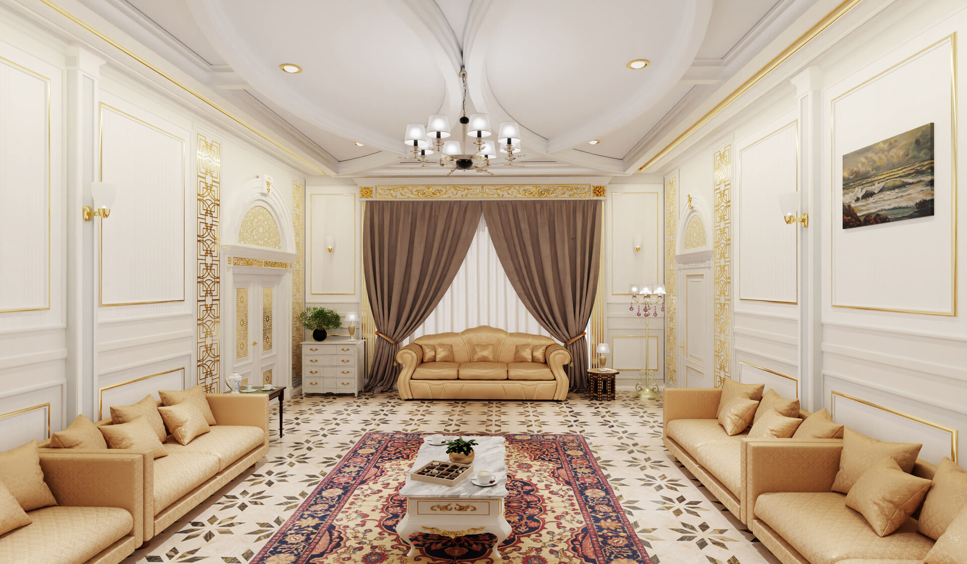 ArtStation - Arabic Majlis_Interior