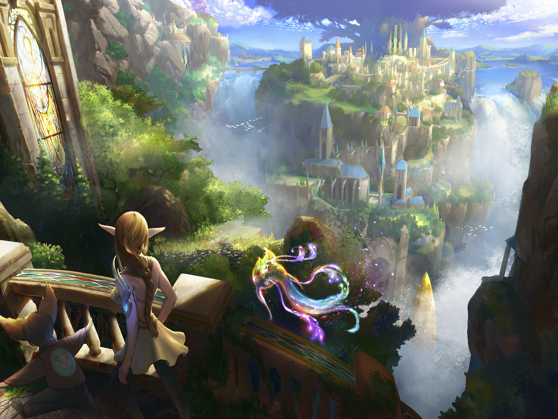 ArtStation - Elf castle