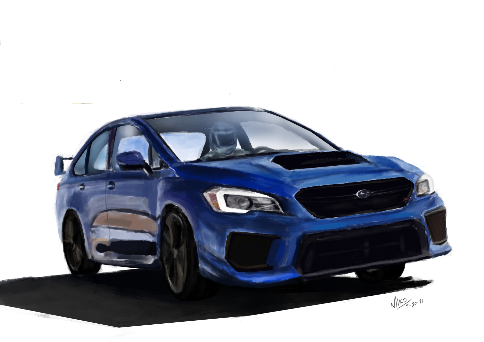 ArtStation - Subaru WRX STI