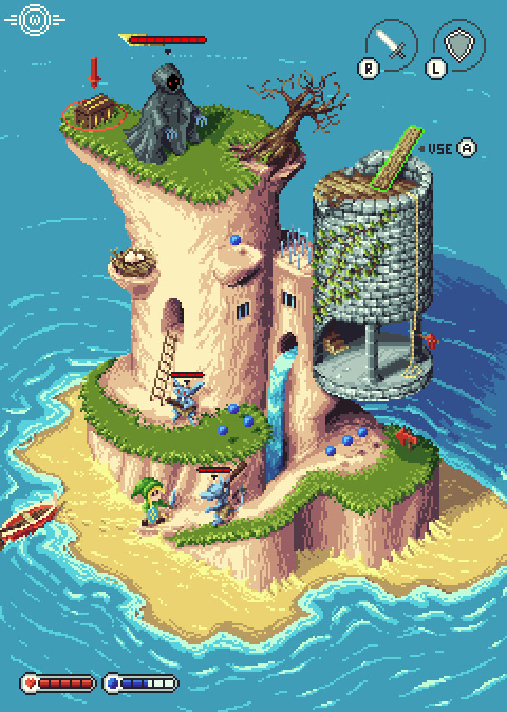 ArtStation - A video game pixel art tribute