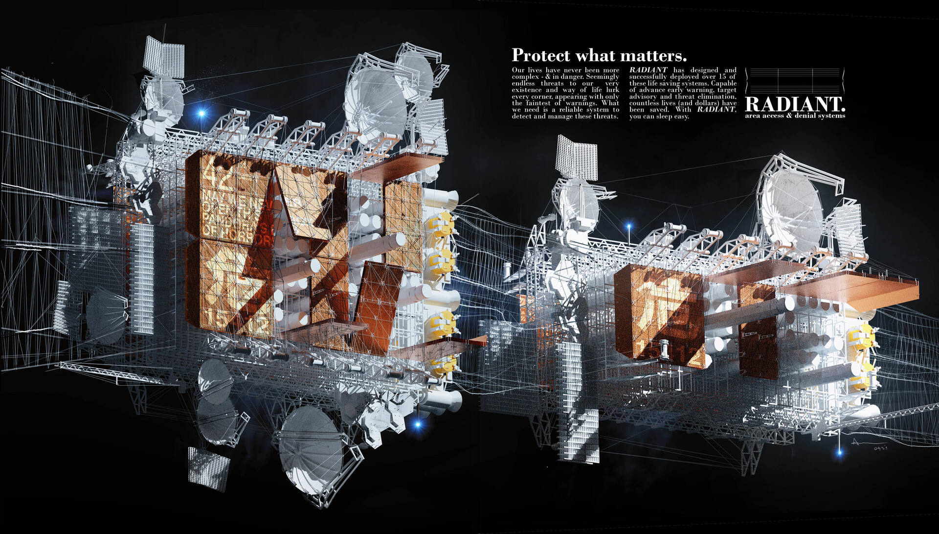 [OC] Planetary Defense System "Radiant A2AD" : r/ImaginaryTechnology