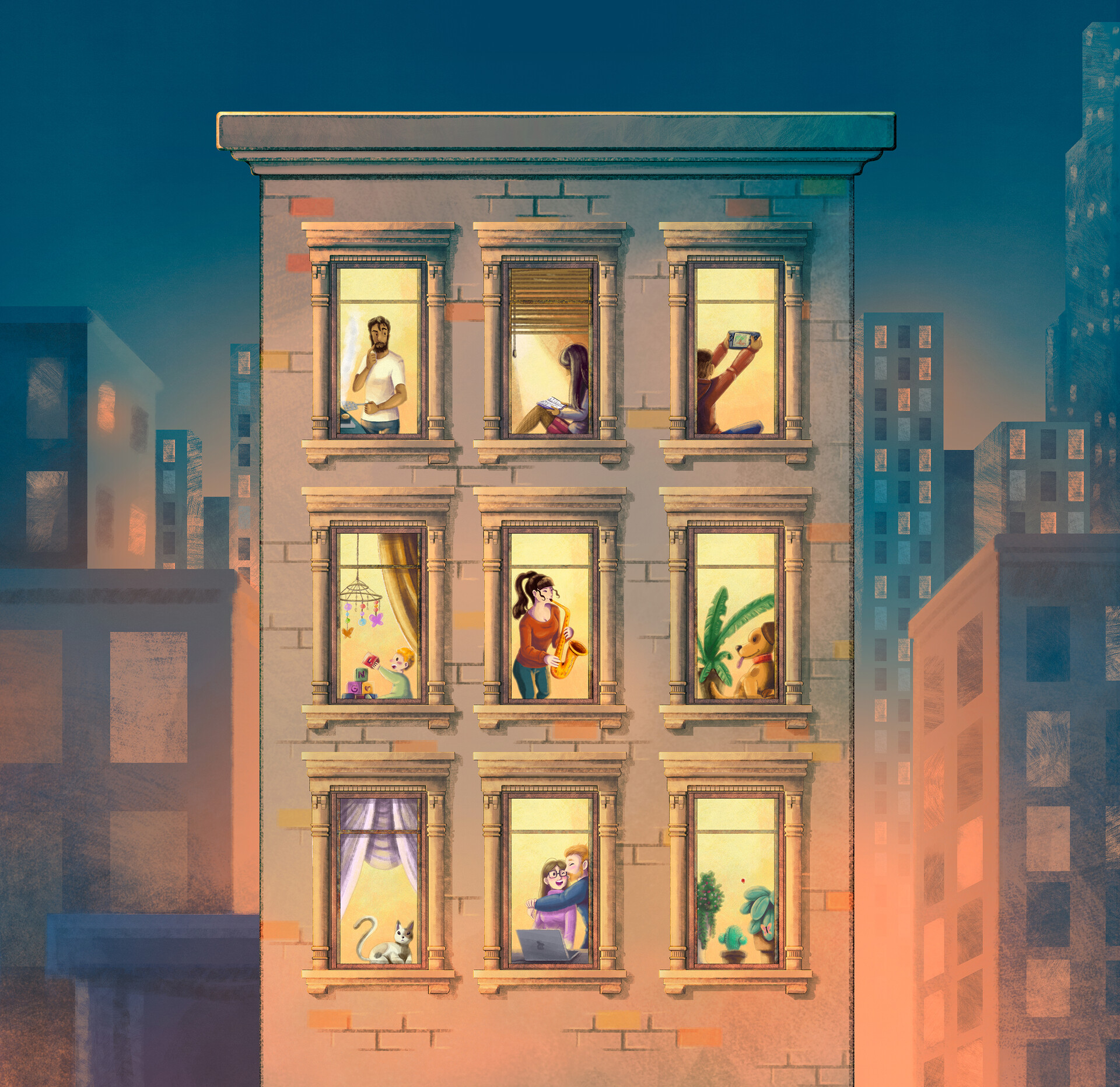 ArtStation - Balcony Lockdown