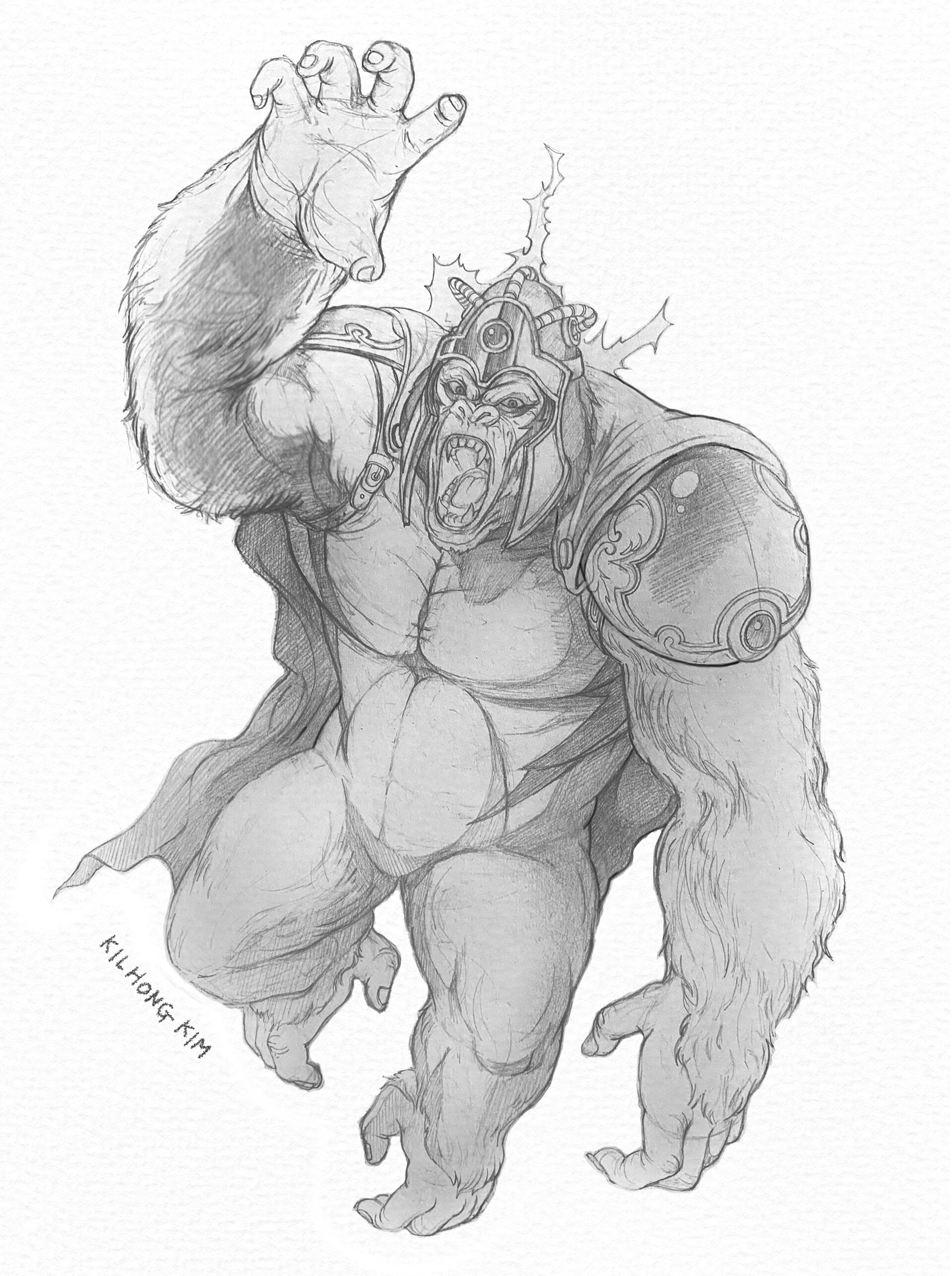 ArtStation - DC comics - Gorilla Grodd