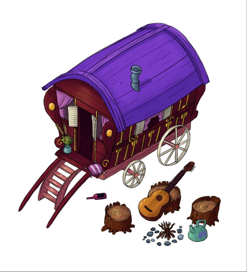 ArtStation - Gypsy Caravan