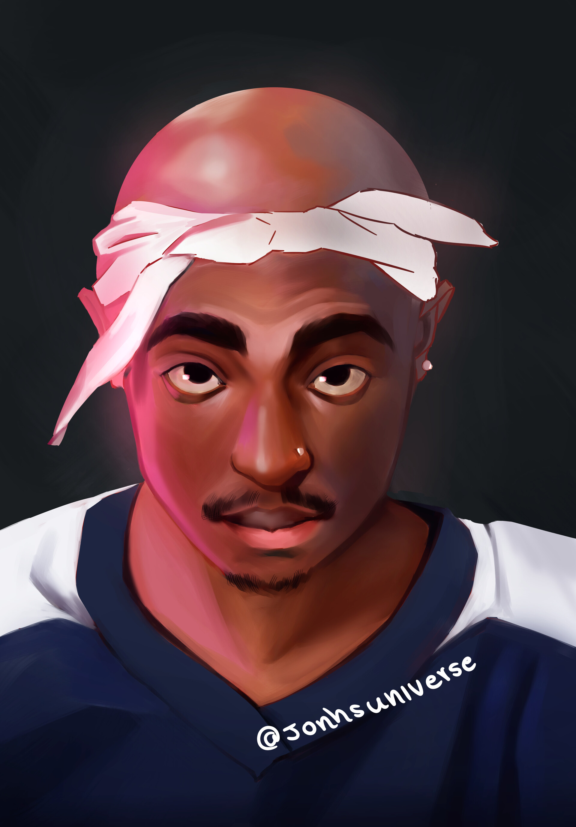ArtStation - Um dos meus rappers gringos favoritos...rip 2pac