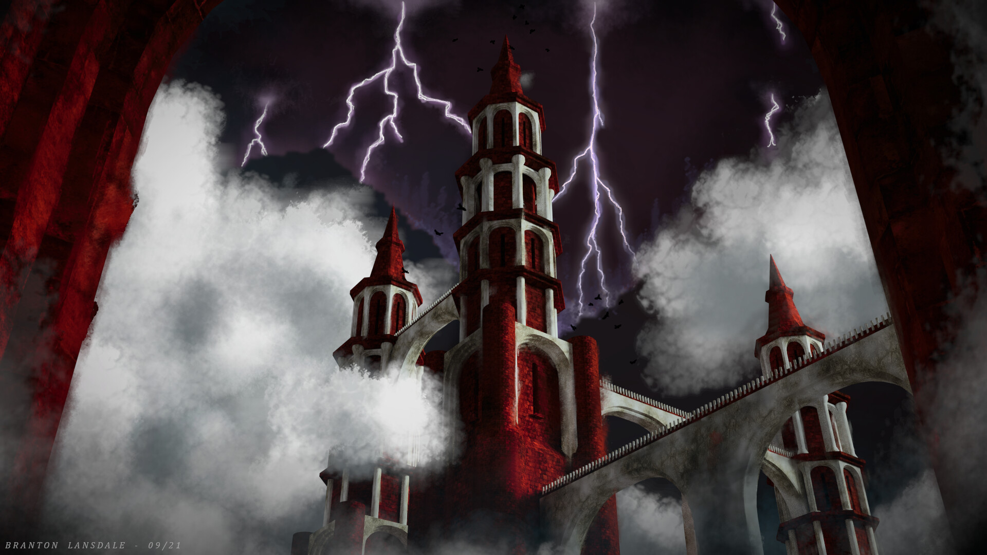 ArtStation - The Bloodstone Towers