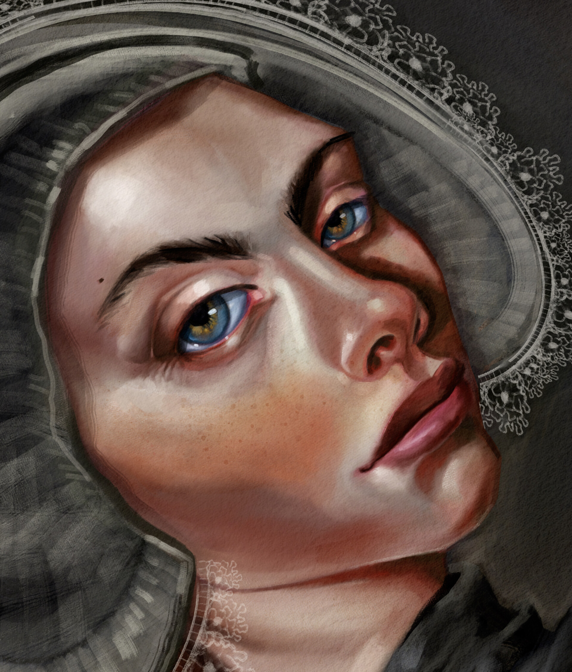 ArtStation - Dutch self portrait