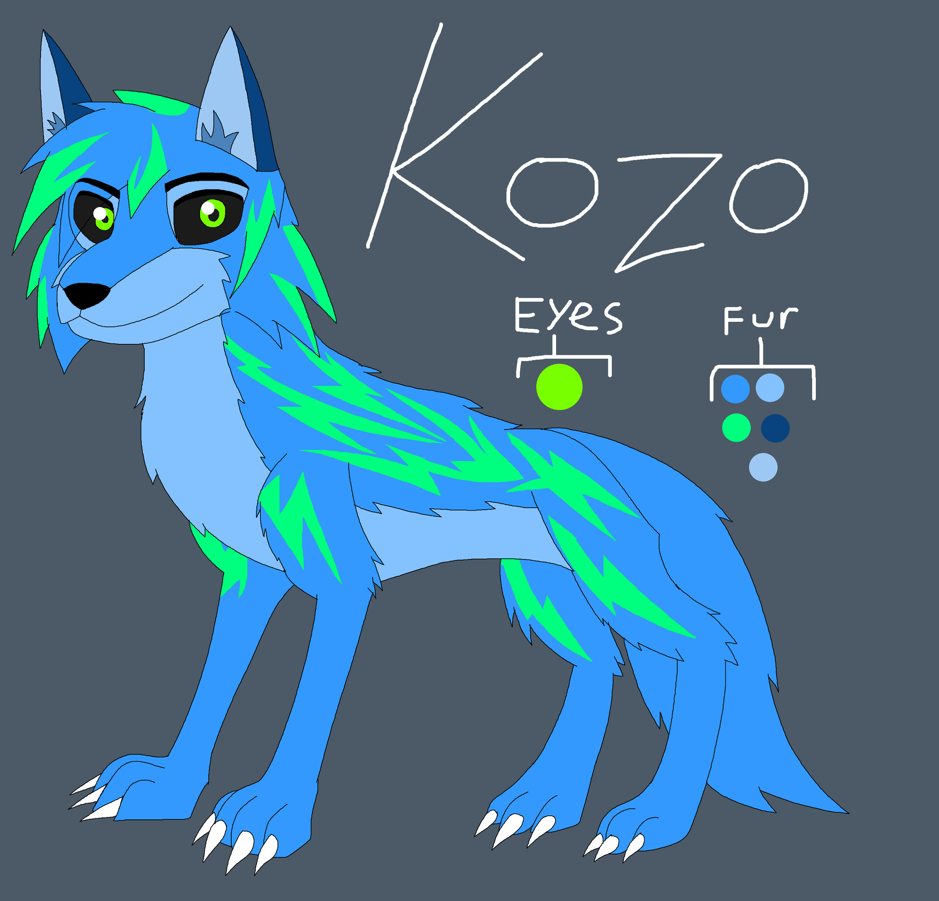 ArtStation - Kozo the Wolf (OC)