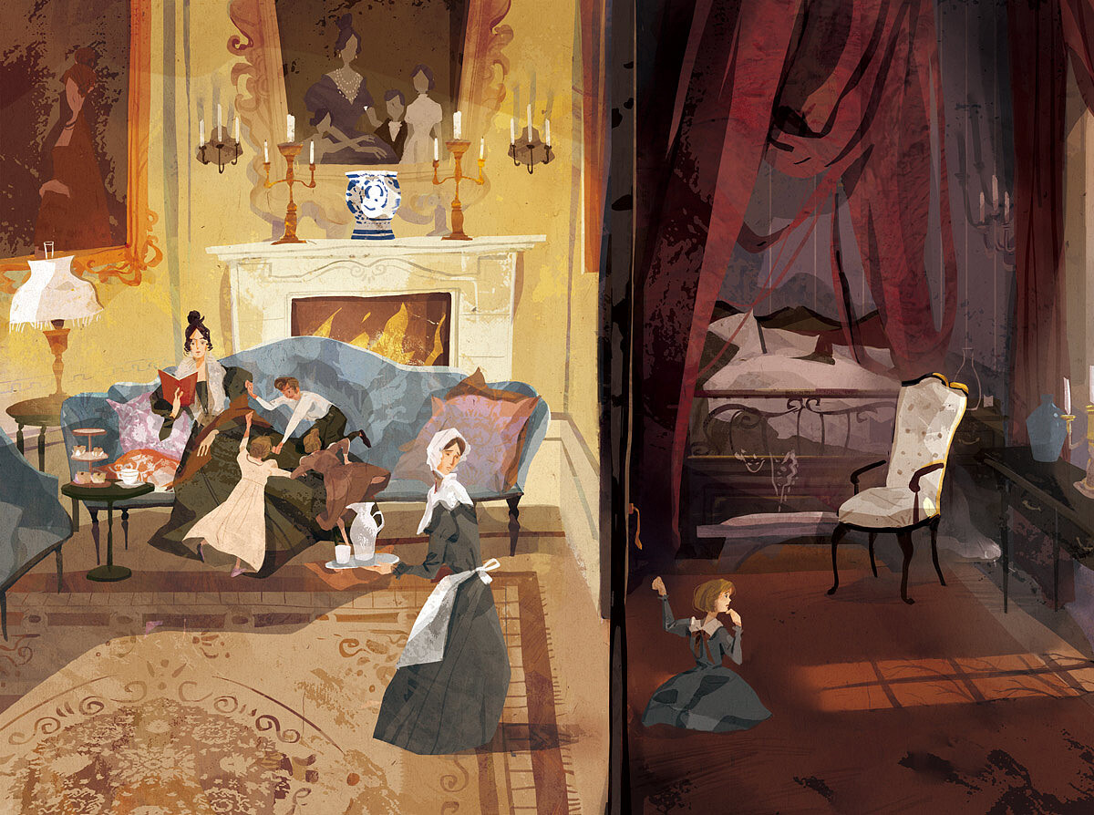 ArtStation - Jane Eyre-绘本