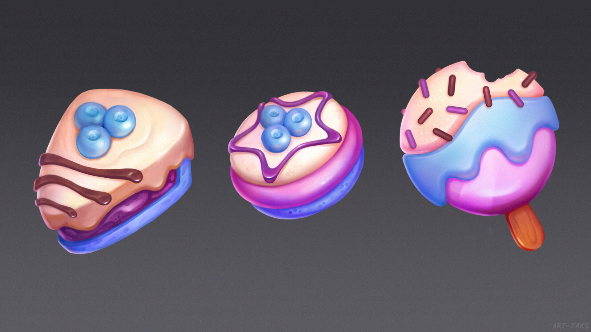 ArtStation - Sweet food