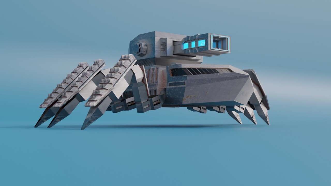 ArtStation - SpiderBot