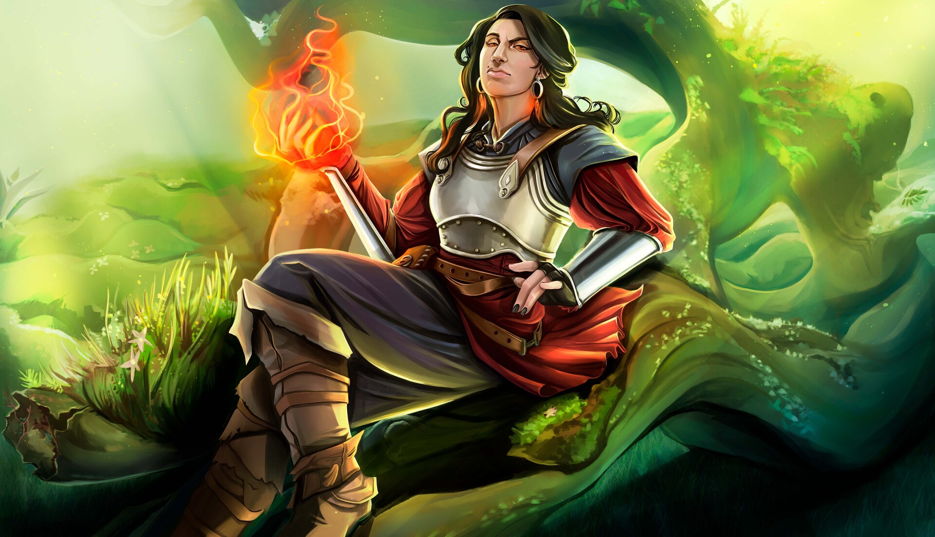 ArtStation - Magical warrior