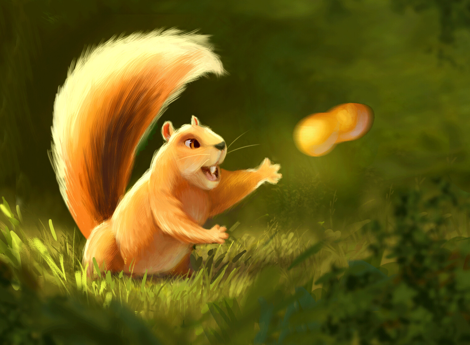 ArtStation - Squirrel. Sketch