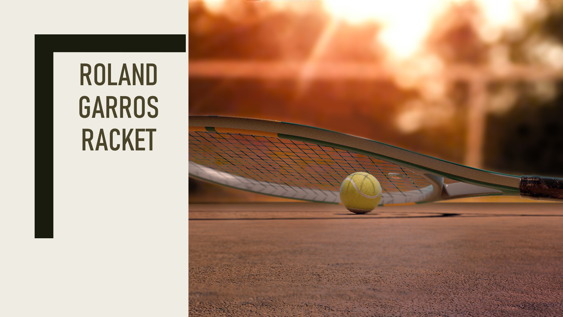 ArtStation - Roland Garros Racket