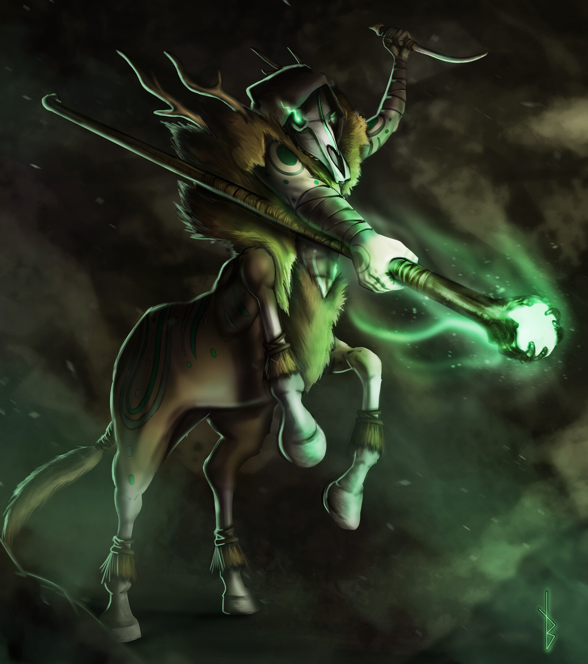 ArtStation - Centaur Shaman