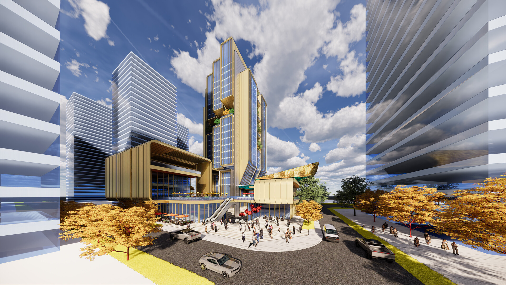 ArtStation - TCL Headquarter Design Competition 20210929