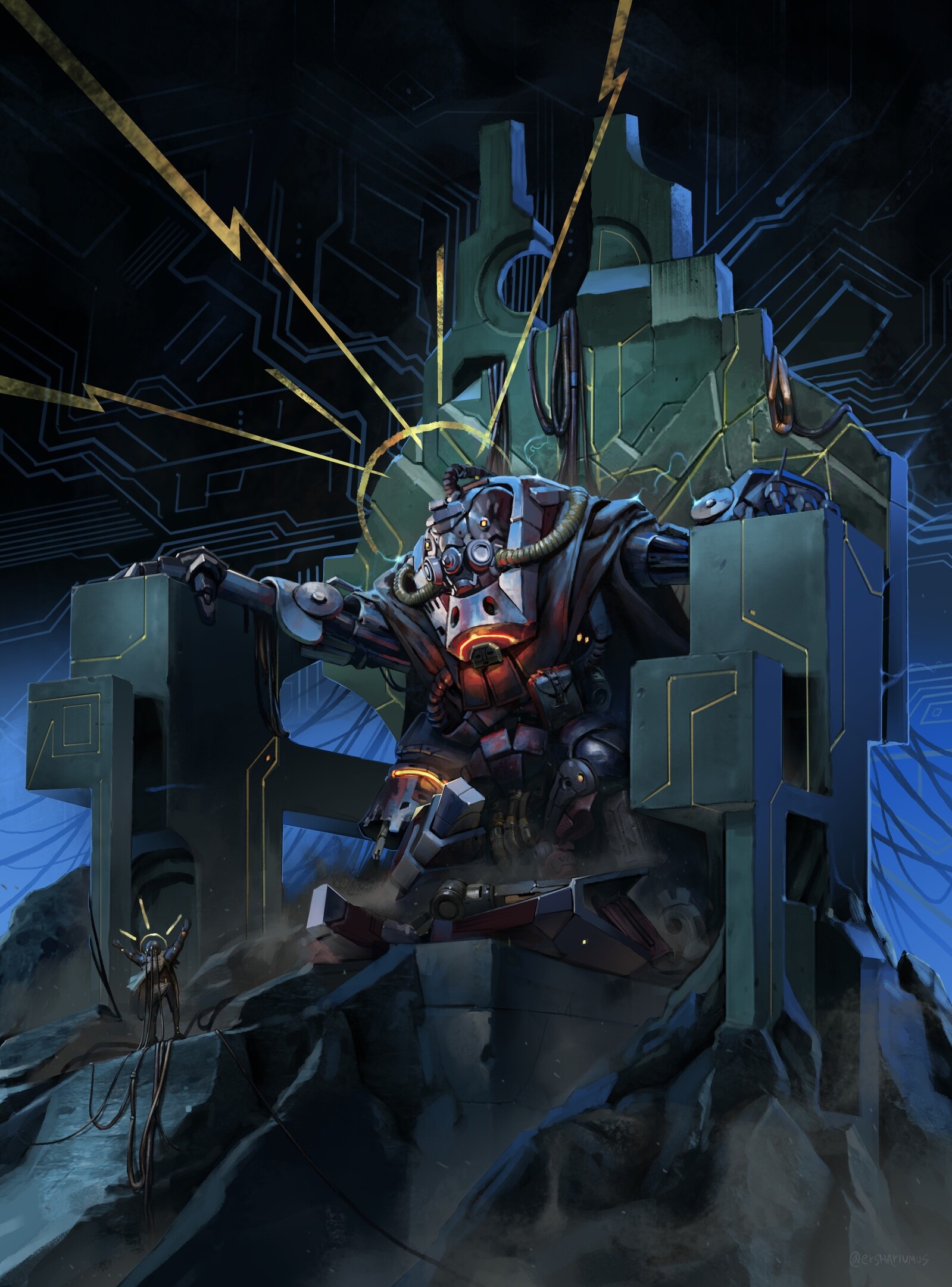 ArtStation - Cyber god