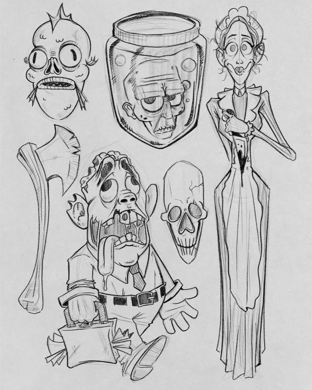 ArtStation - Spooky Characters 1