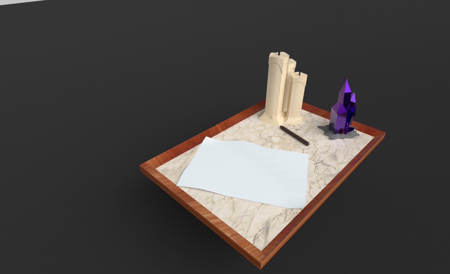 ArtStation - Table Décor (Museum Project)