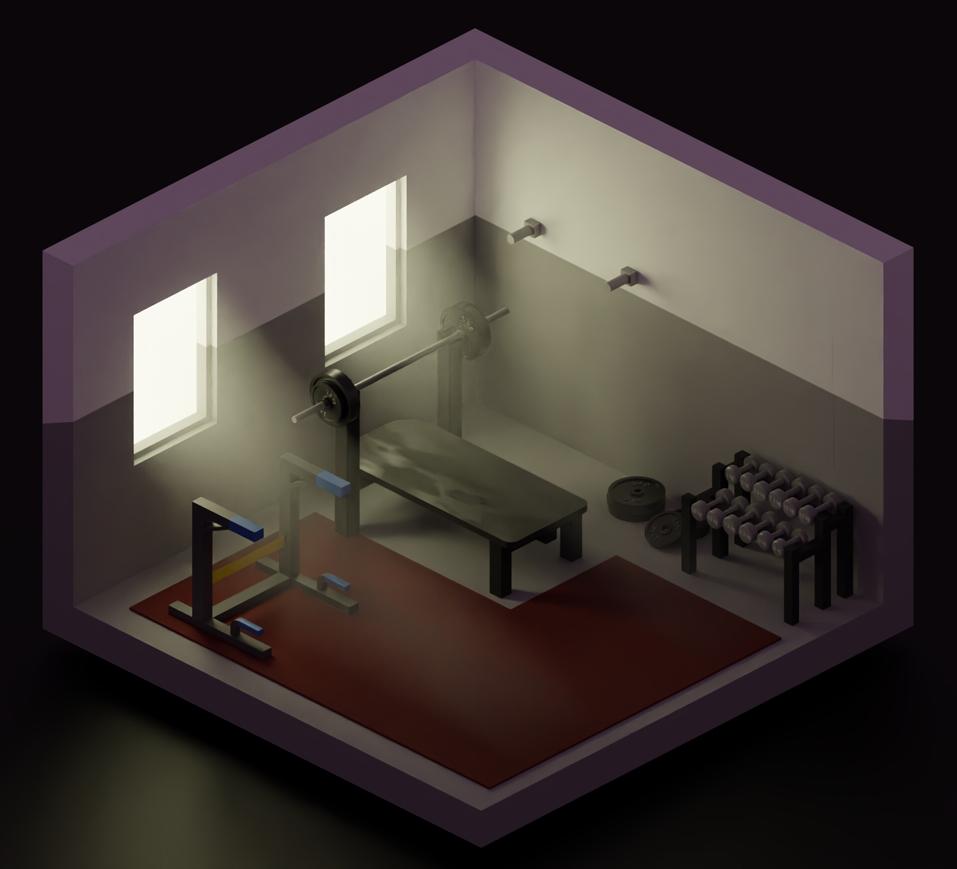 ArtStation - Gym room