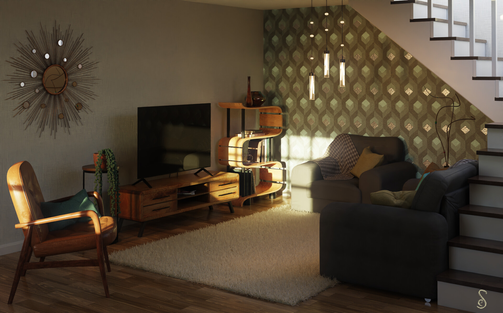 ArtStation - Cozy Basement