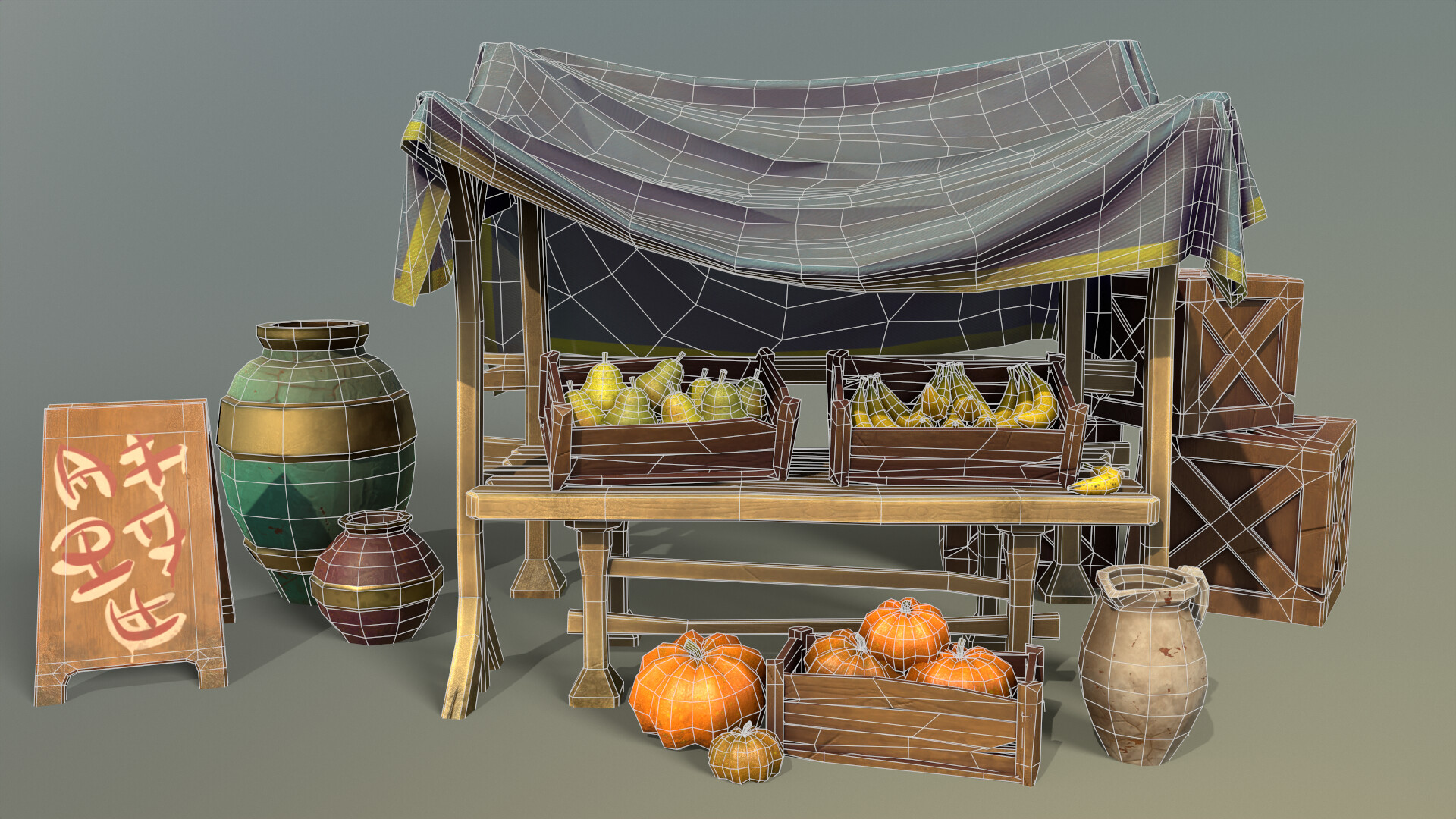 Mylène Simard - Stylized Fruit Stall