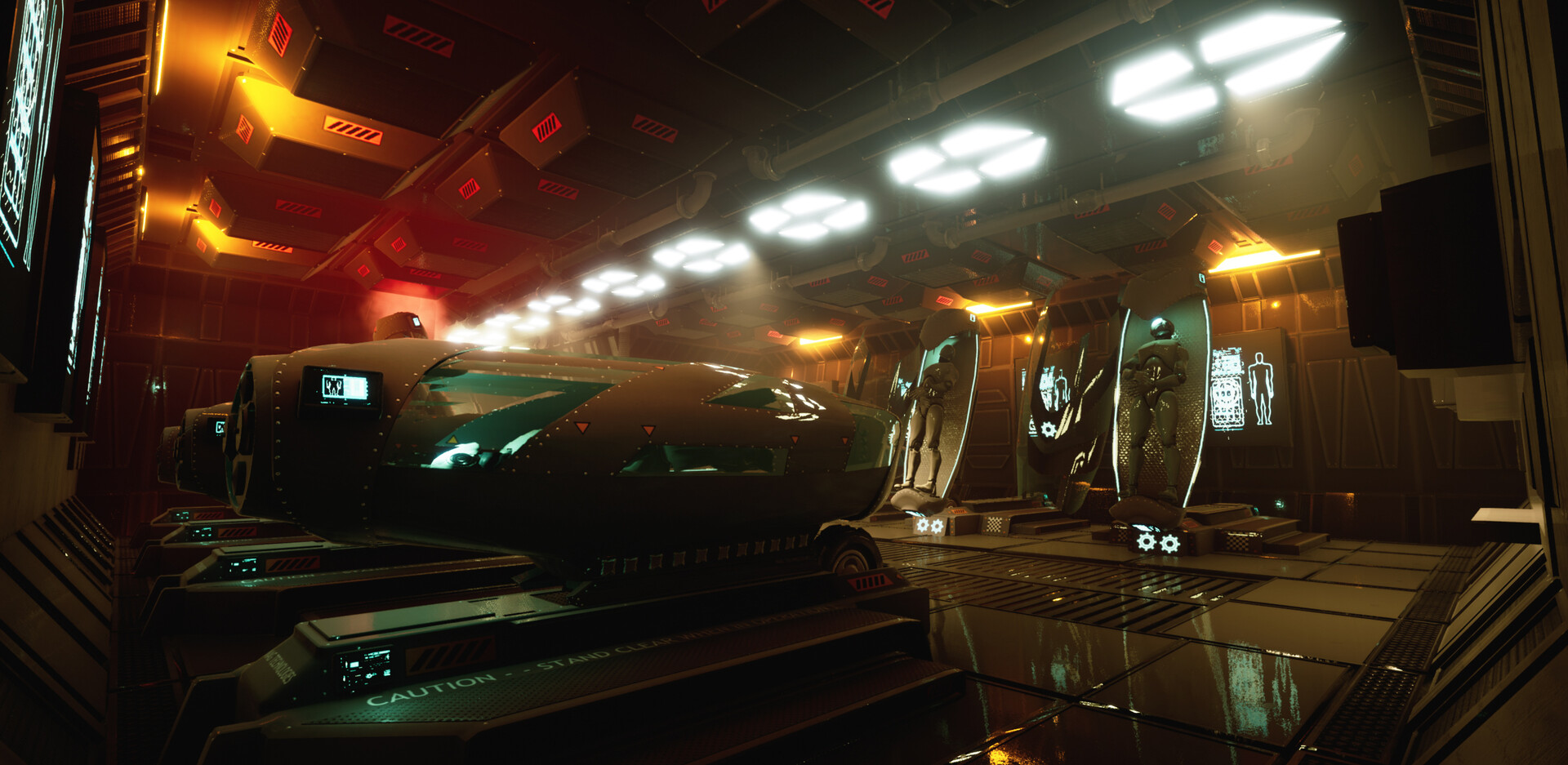 ArtStation - WIP - Dark Medical - Modular Sci-fi / Lab Environment Kitbash