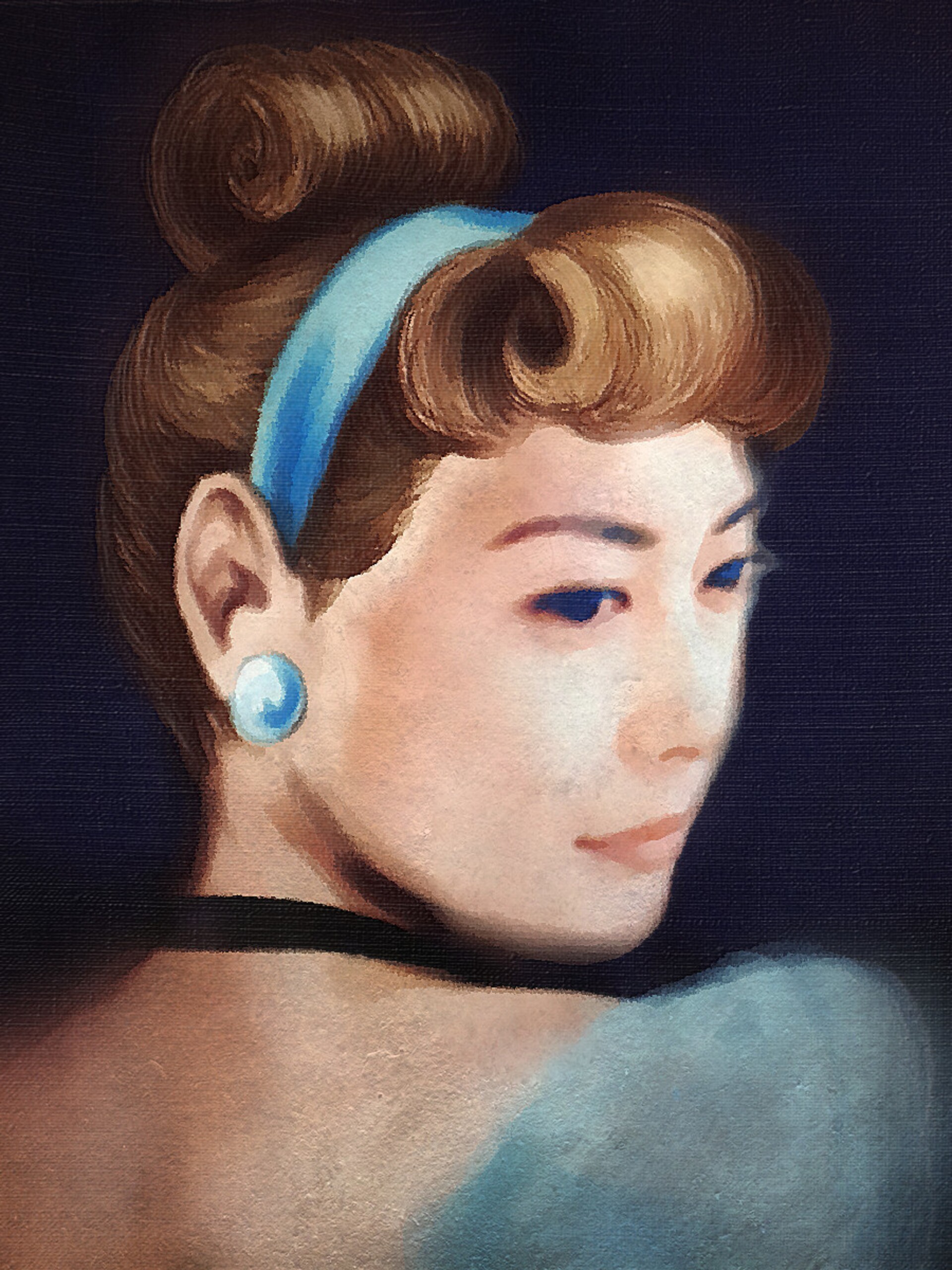 ArtStation - Japanese Cinderella Painting