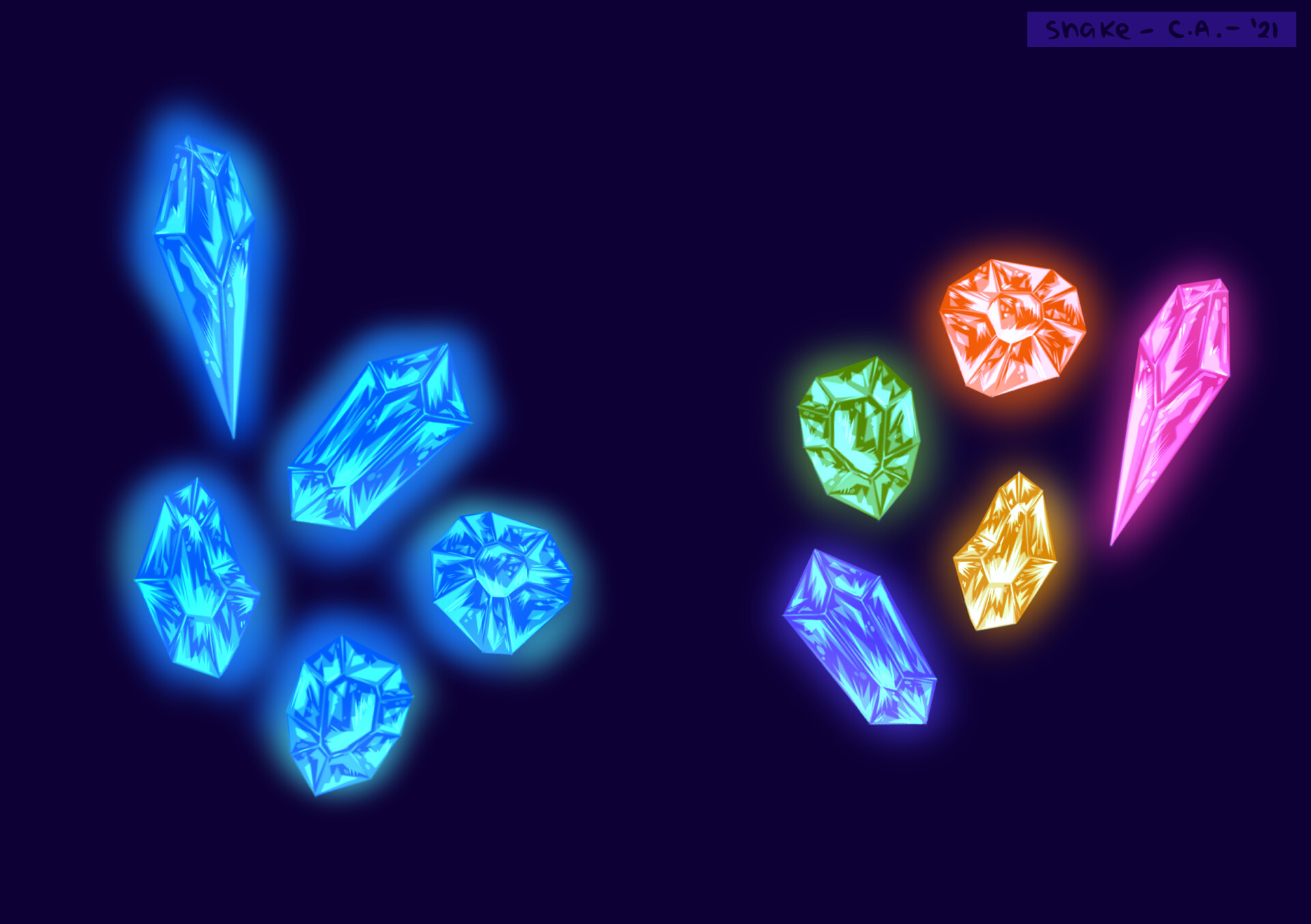 ArtStation - Gems - Concept Art