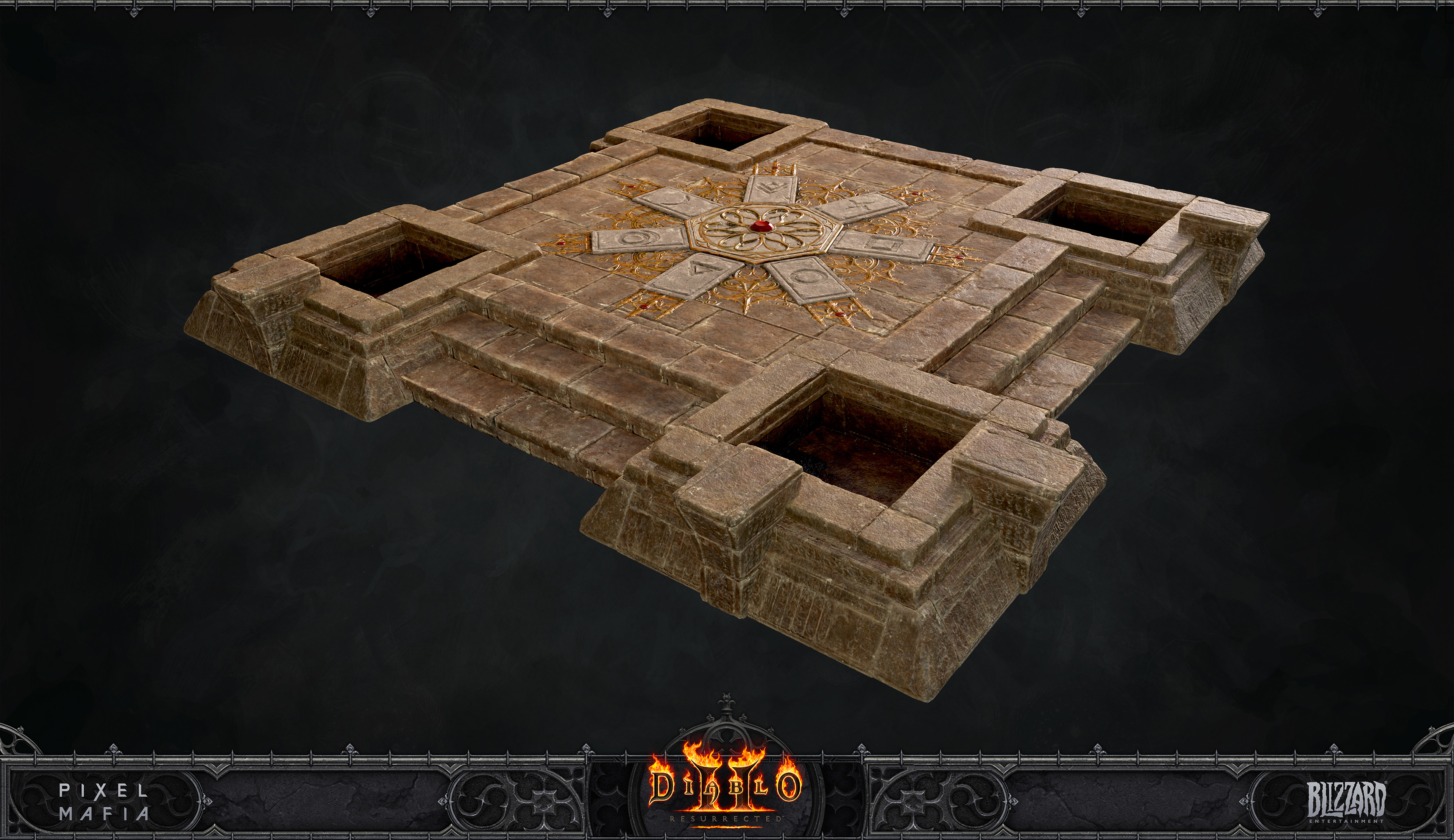 PIXEL MAFIA - D2R - 3D Art (Props)