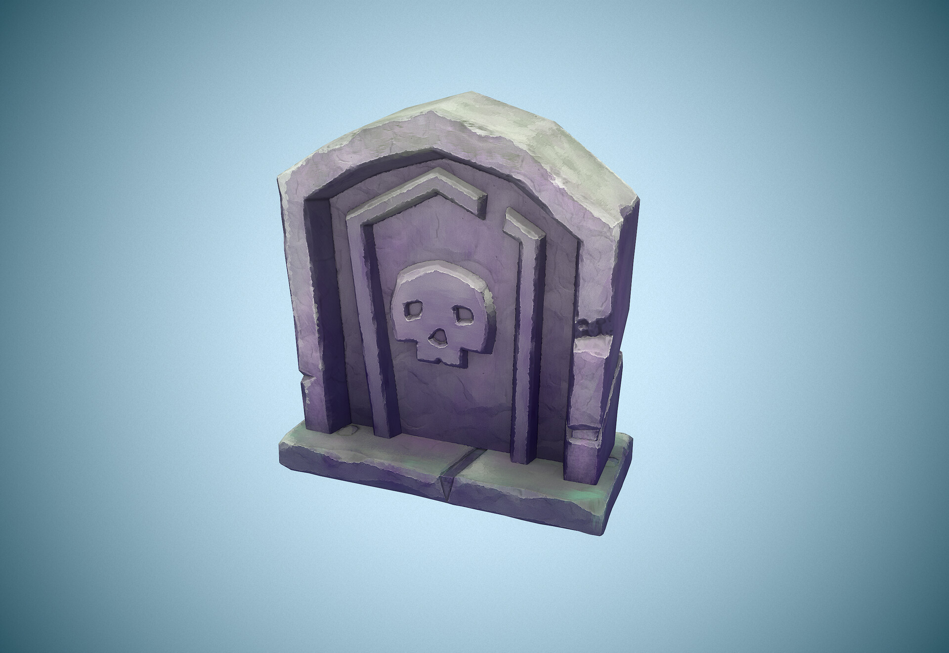 ArtStation - Stylized Tombstone