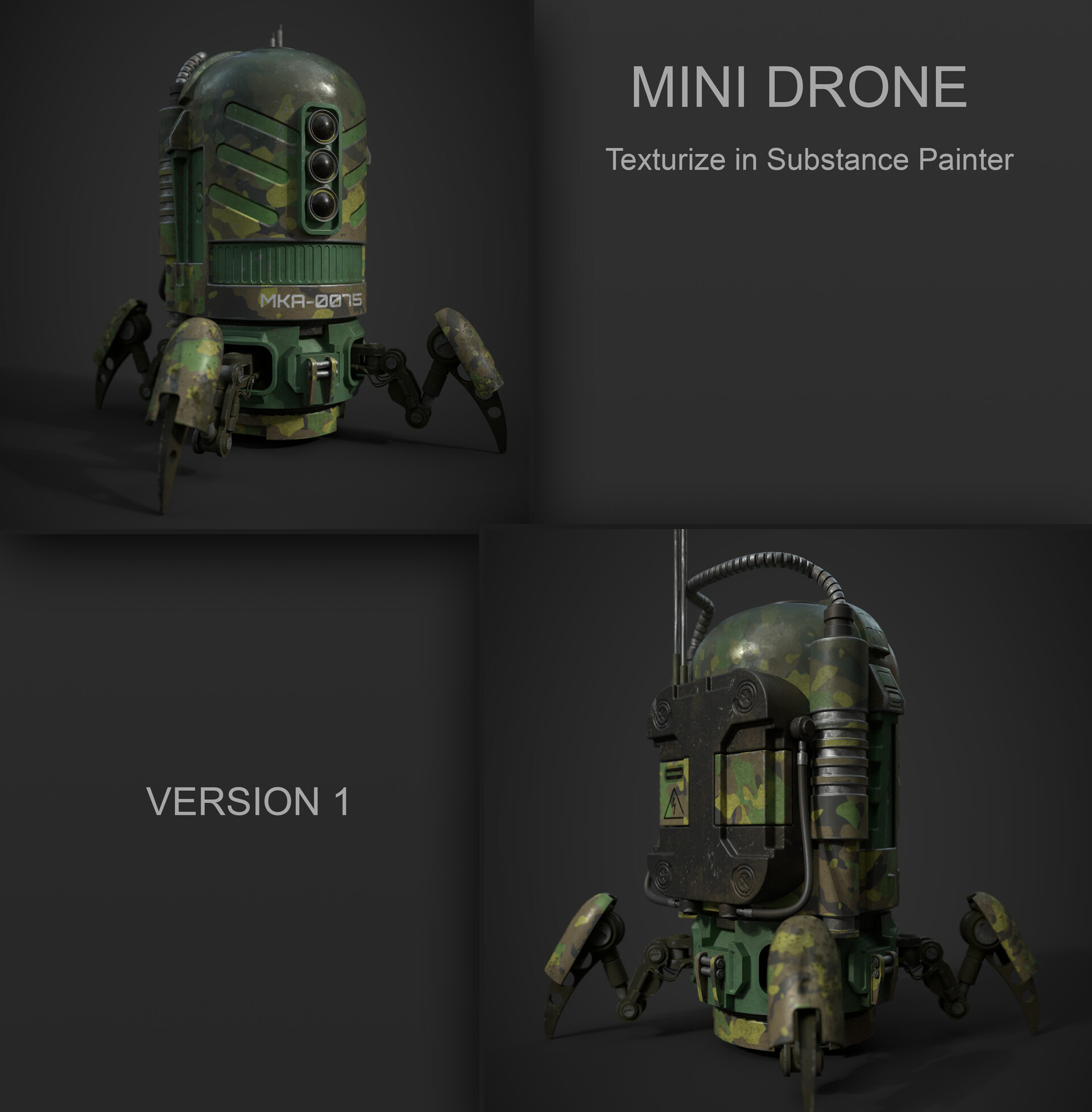 ArtStation - Mini Drone V.1