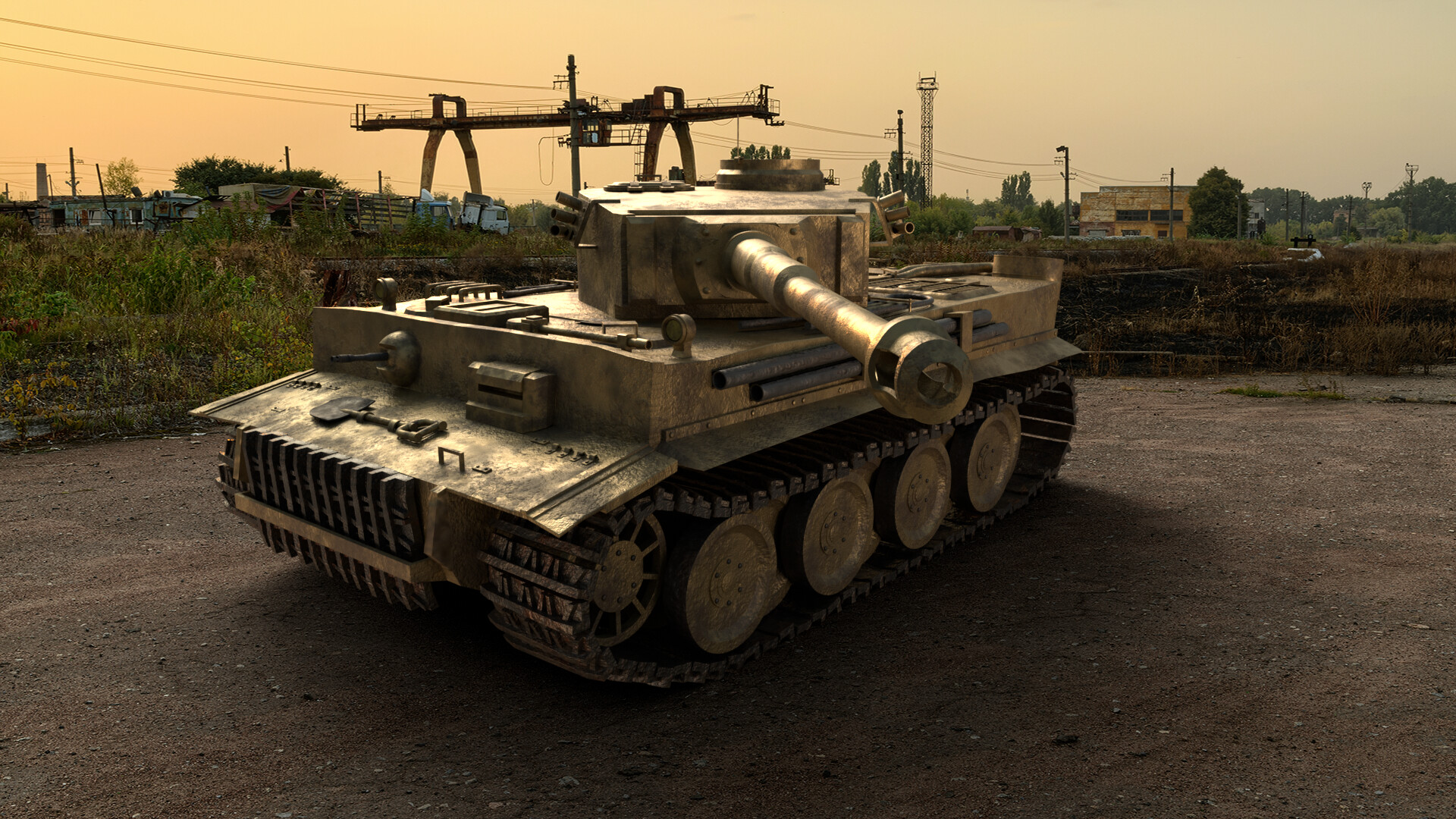 ArtStation - Tank Panzer VI Tiger I