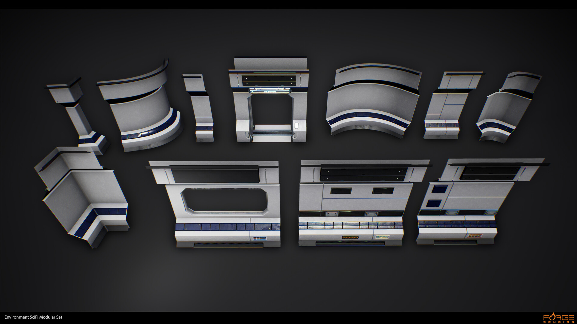 FORGE STUDIOS - Environment SciFi Modular Set