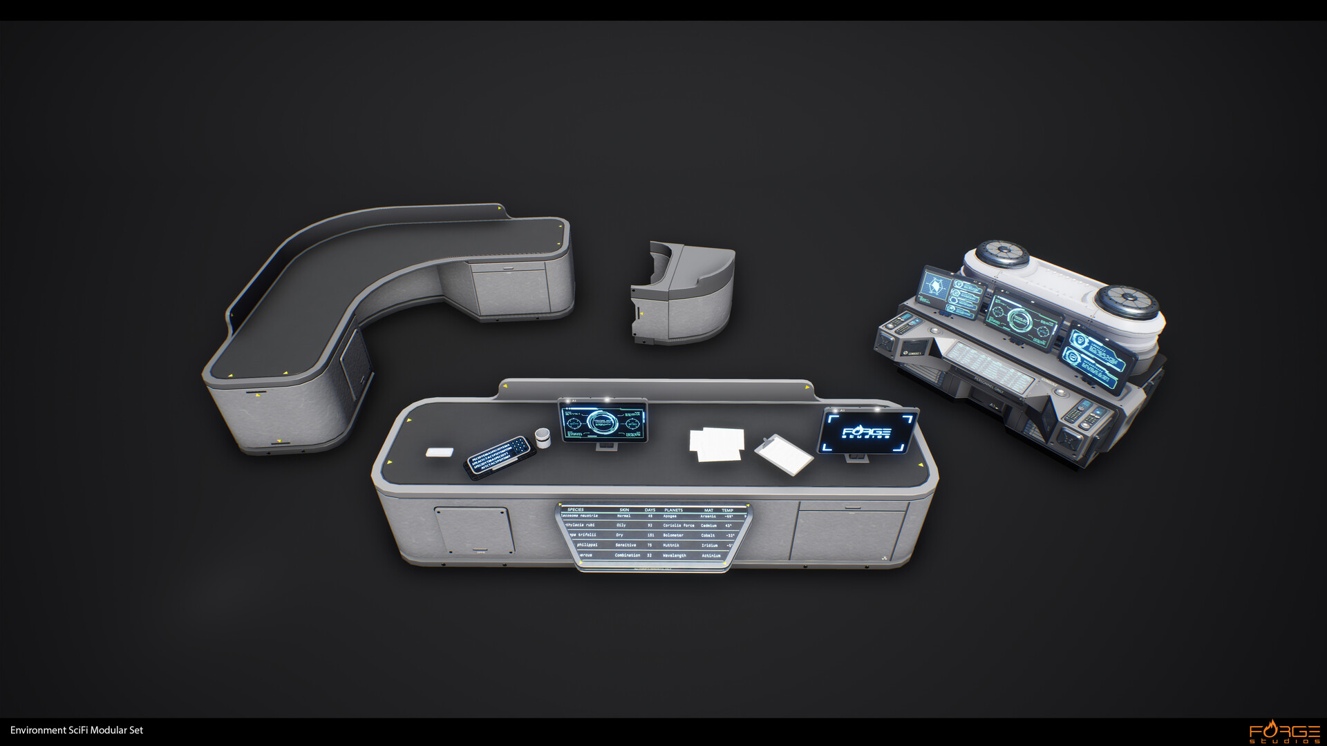 FORGE STUDIOS - Environment SciFi Modular Set