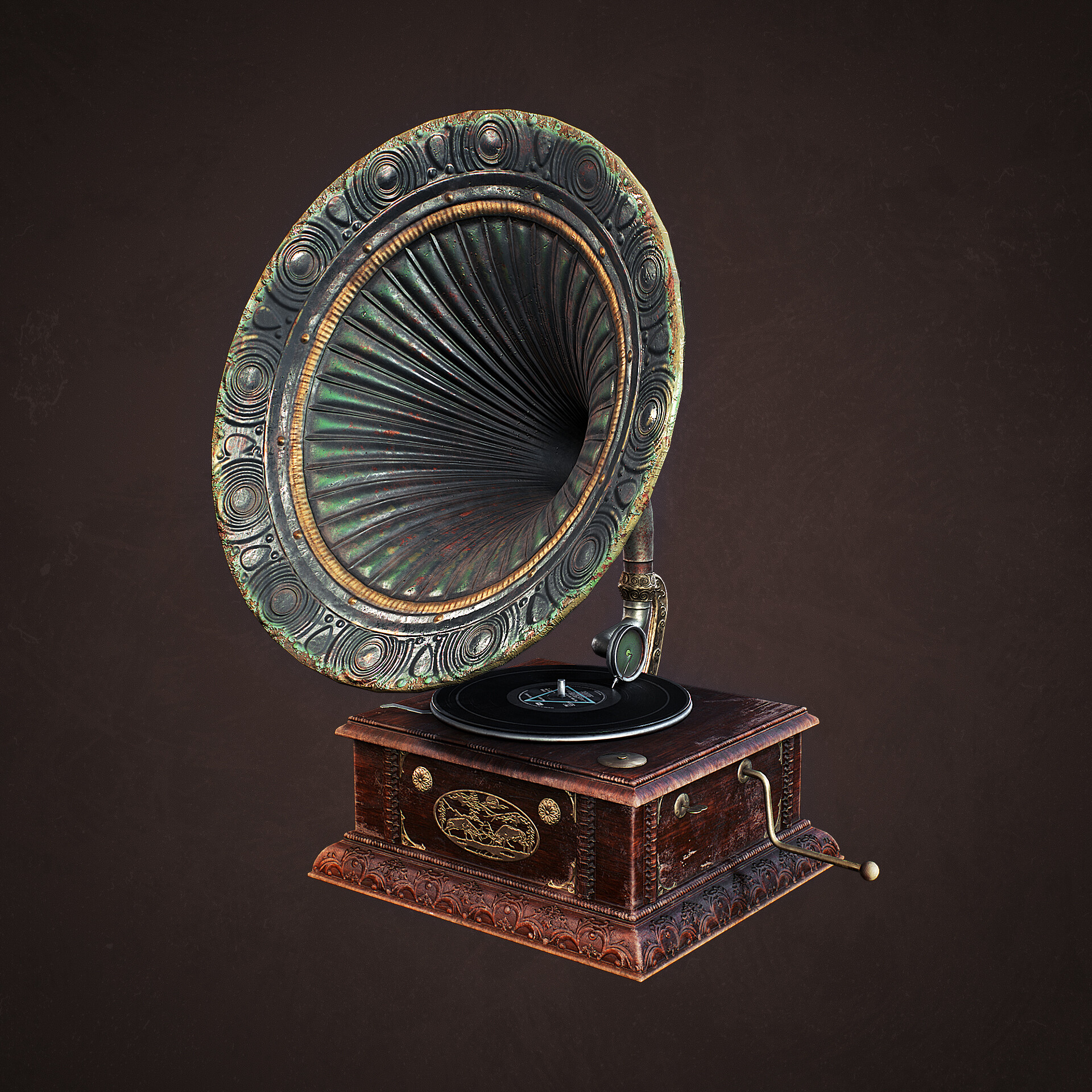 ArtStation - Vintage Gramophone