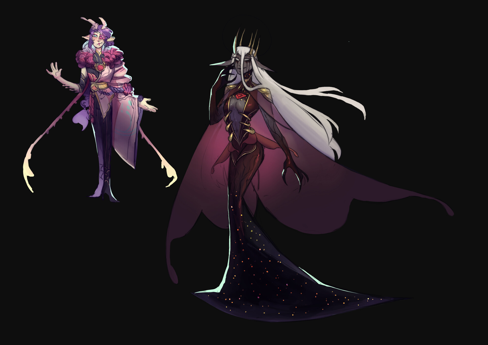 ArtStation - Fey twilight queen